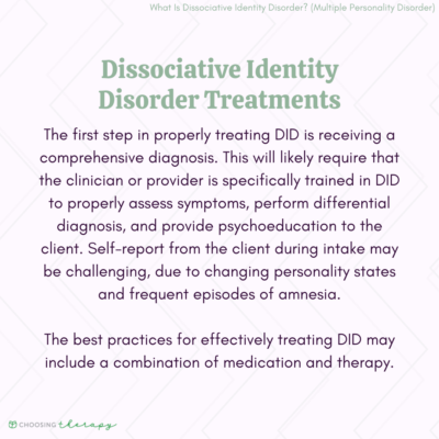 Dissociative Identity Disorder (DID): Symptoms, Causes, & Treatments