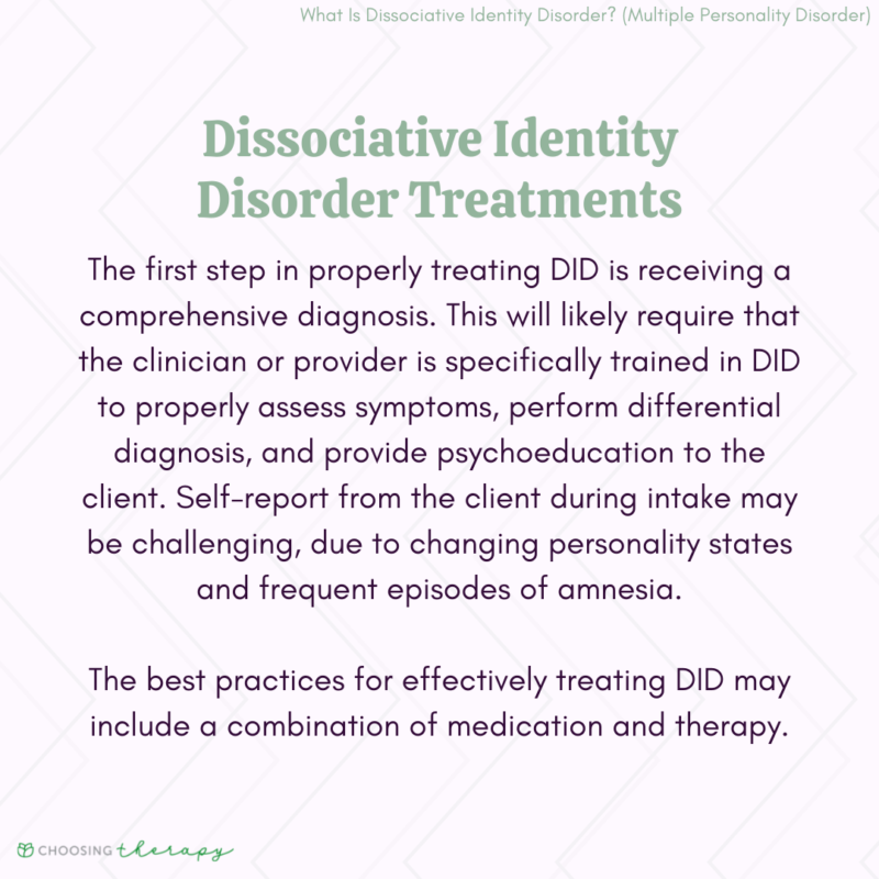 Dissociative Identity Disorder (DID): Symptoms, Causes, & Treatments