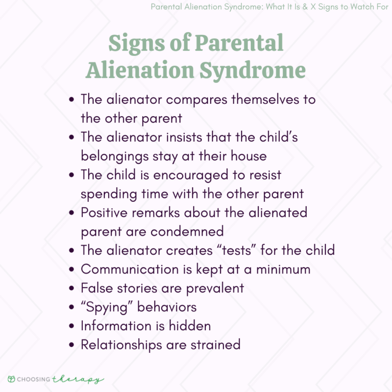 What Is Parental Alienation Syndrome?