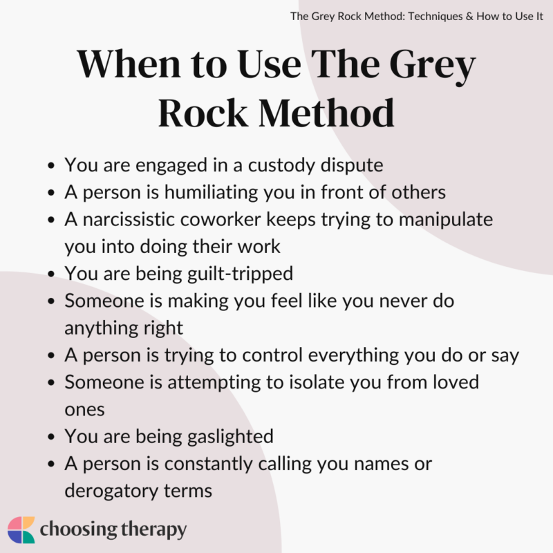 What Is Grey Rocking & 9 Ways to Use the Grey Rock Method