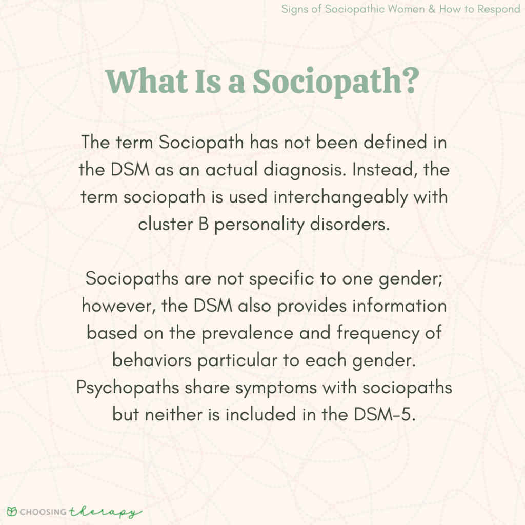 13 Signs of Sociopathic Women
