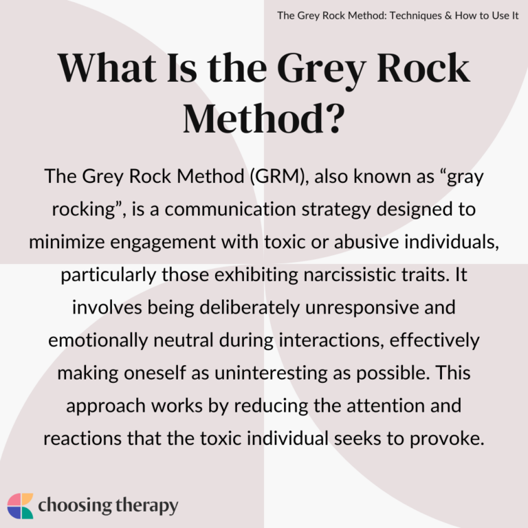 What Is Grey Rocking & 9 Ways to Use the Grey Rock Method