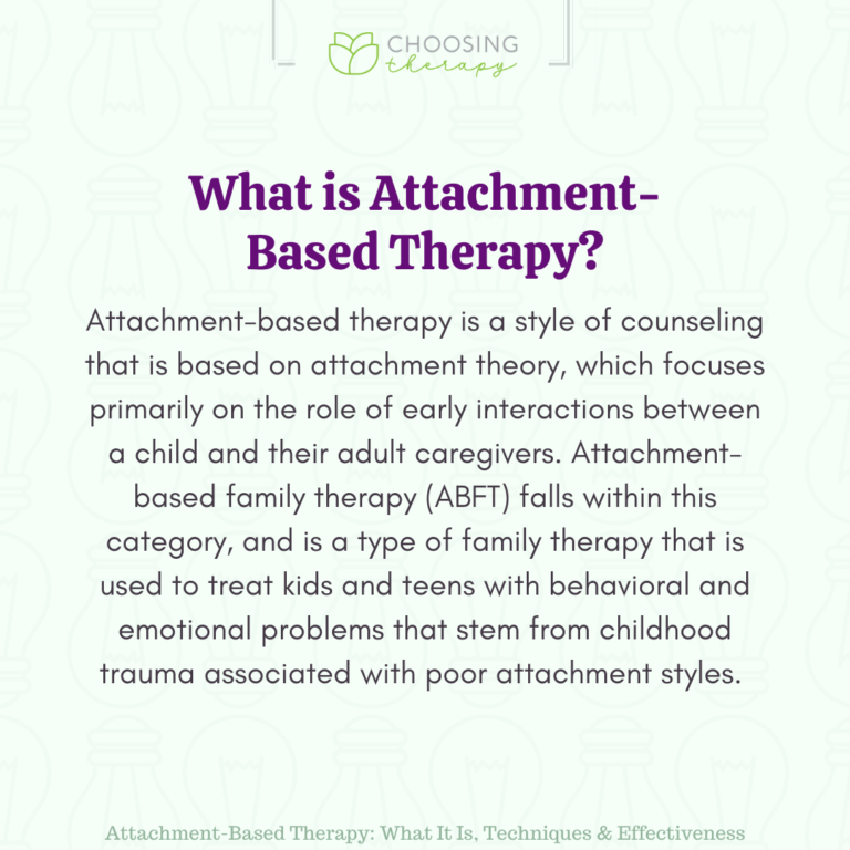 What Is Attachment-Based Therapy? What Is Attachment-Based Therapy?