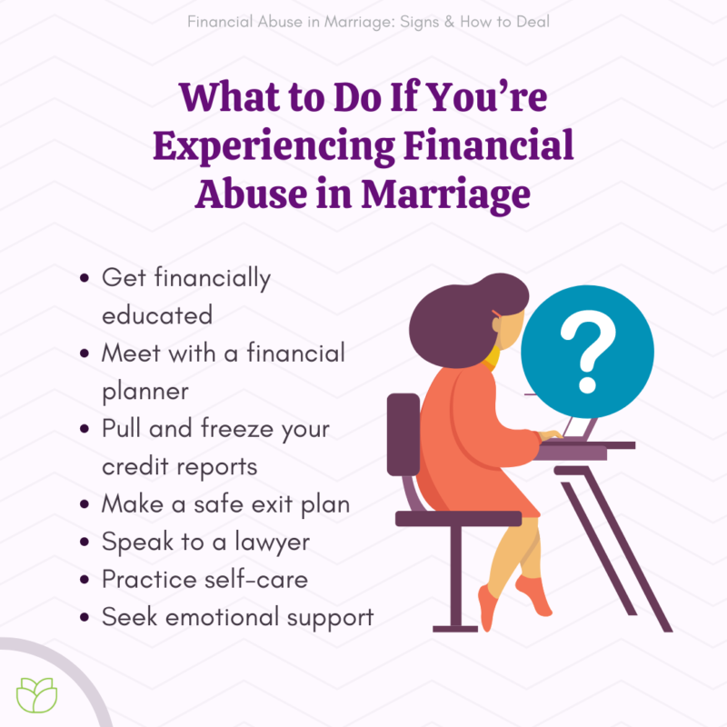 How to Deal With Financial Abuse in a Marriage