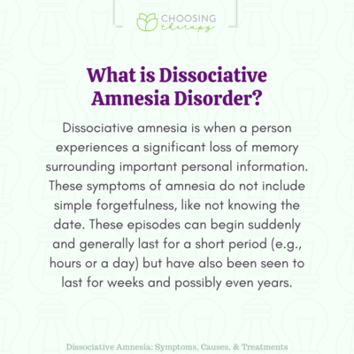 What Is Dissociative Amnesia?