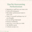 How to Overcome Perfectionism: 21 Tips for Success