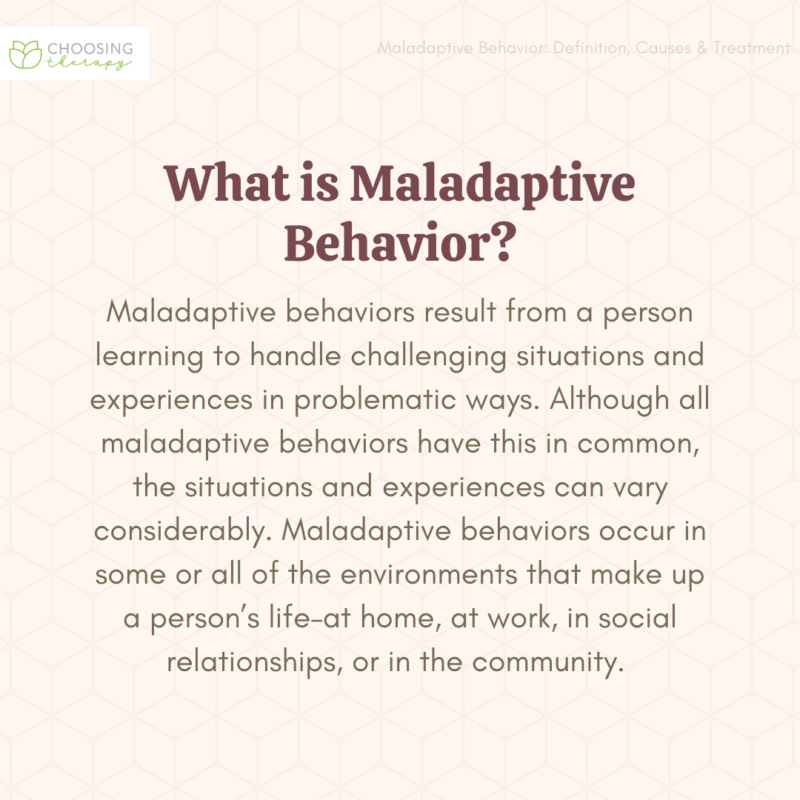 What Is Maladaptive Behavior In Psychology 