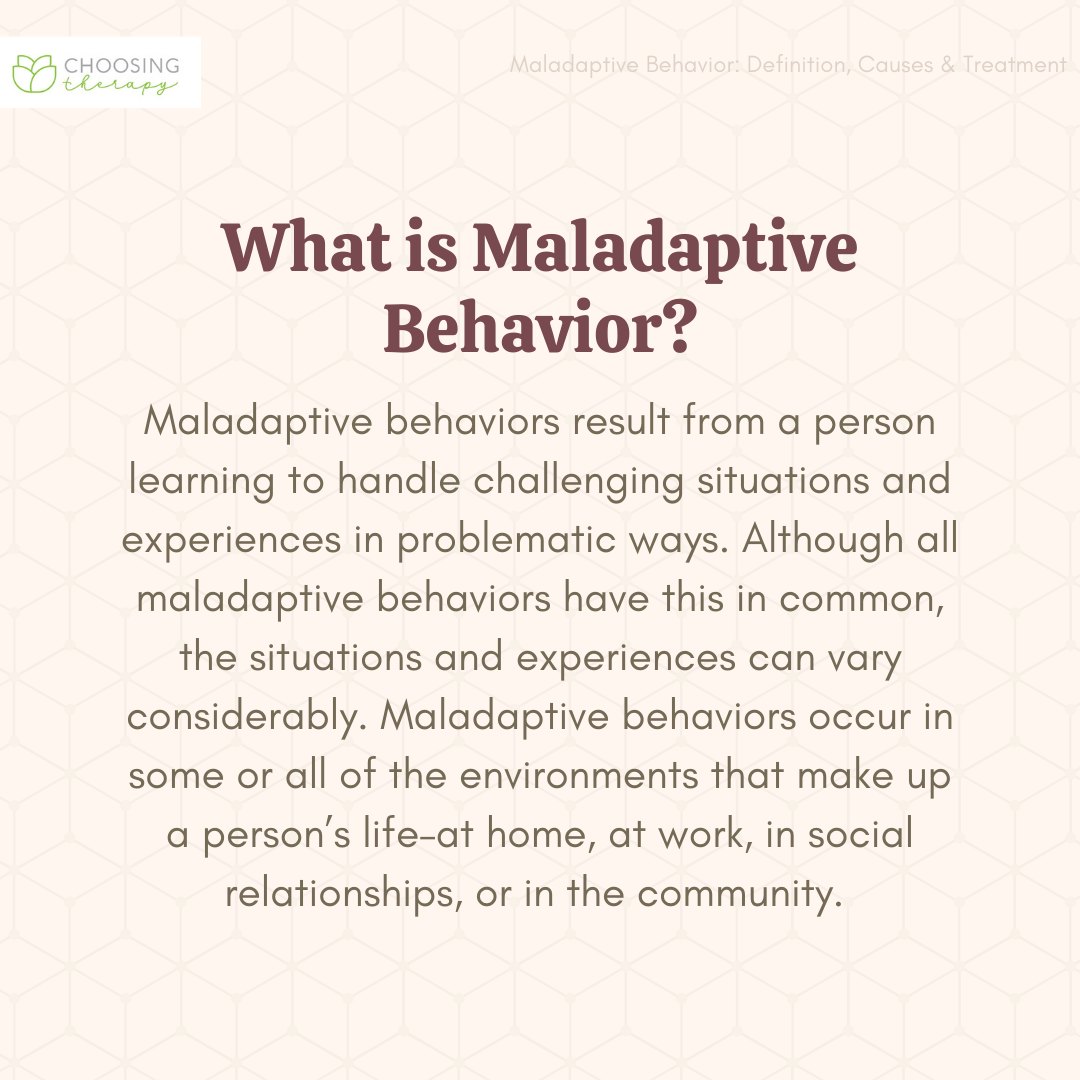 What Is Maladaptive Behavior In Psychology 