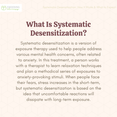 Systematic Desensitization: How It Works & What to Expect
