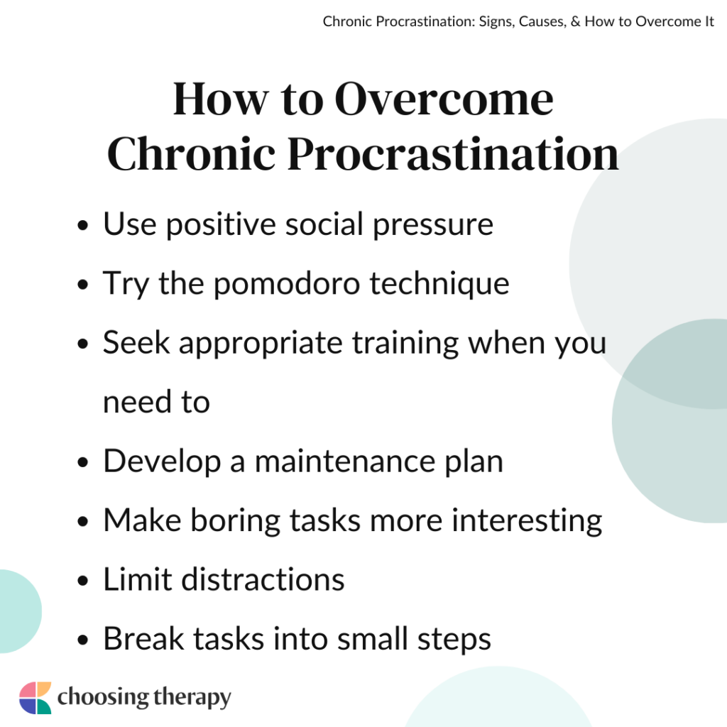 Chronic Procrastination: Signs, Causes, & How to Overcome It