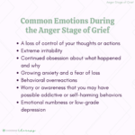 What is the Anger Stage of Grief?