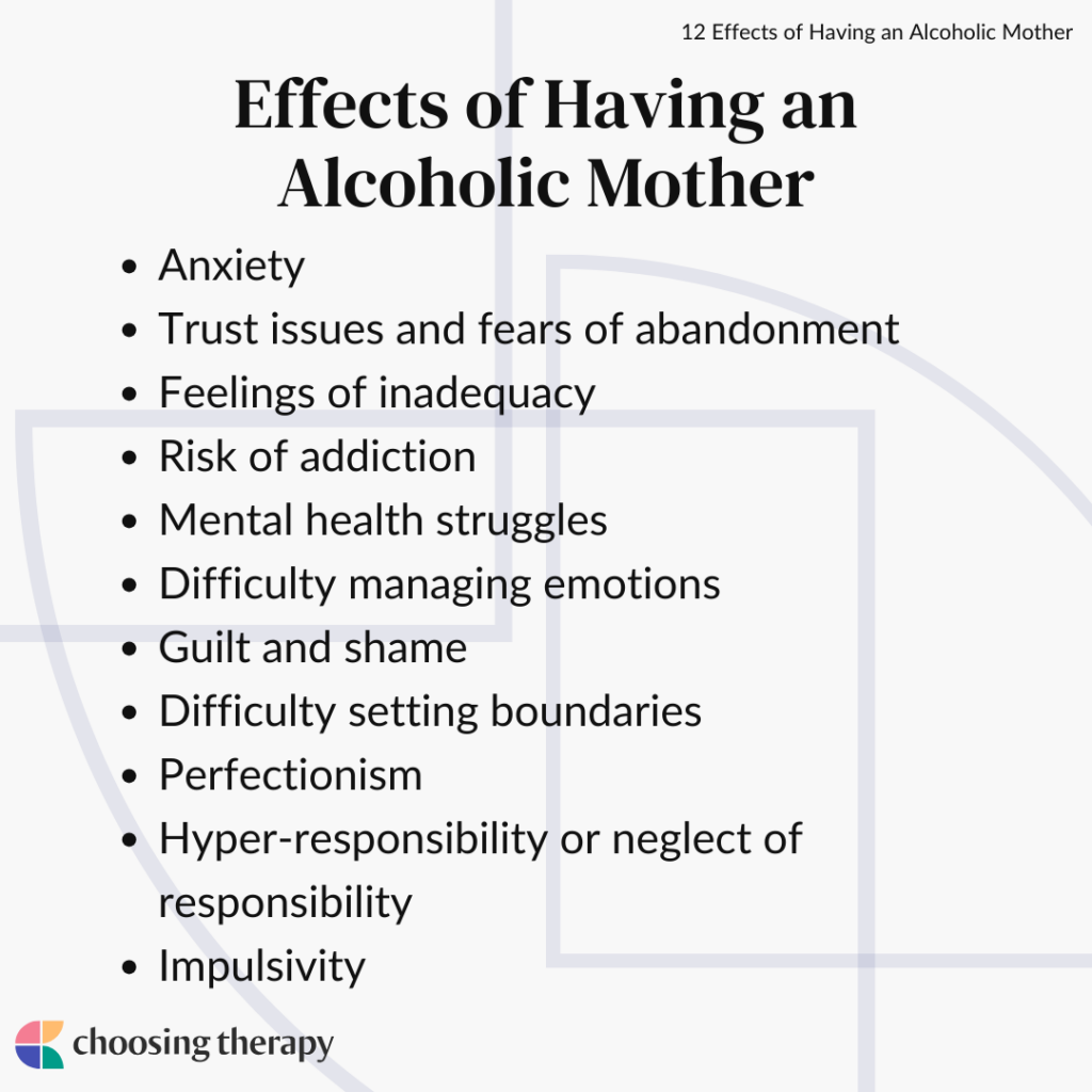 What Are the Effects of an Alcoholic Mother?