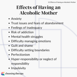 What Are the Effects of an Alcoholic Mother?