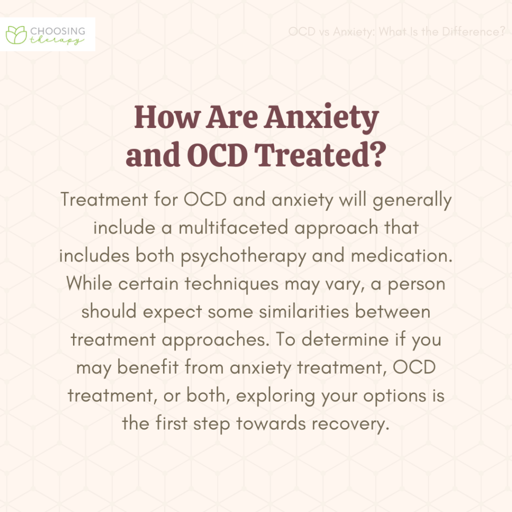 How Are Ocd And Anxiety Different
