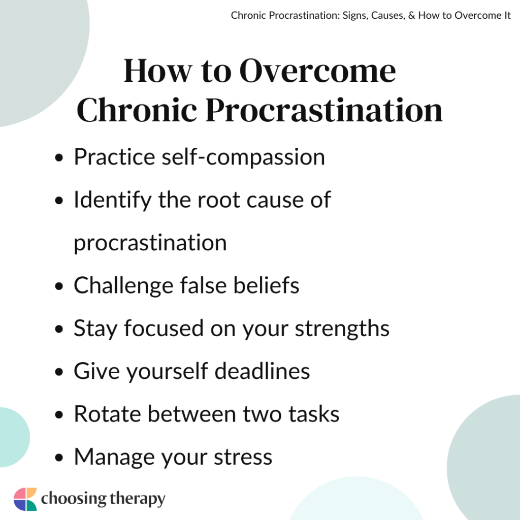 Chronic Procrastination: Signs, Causes, & How to Overcome It