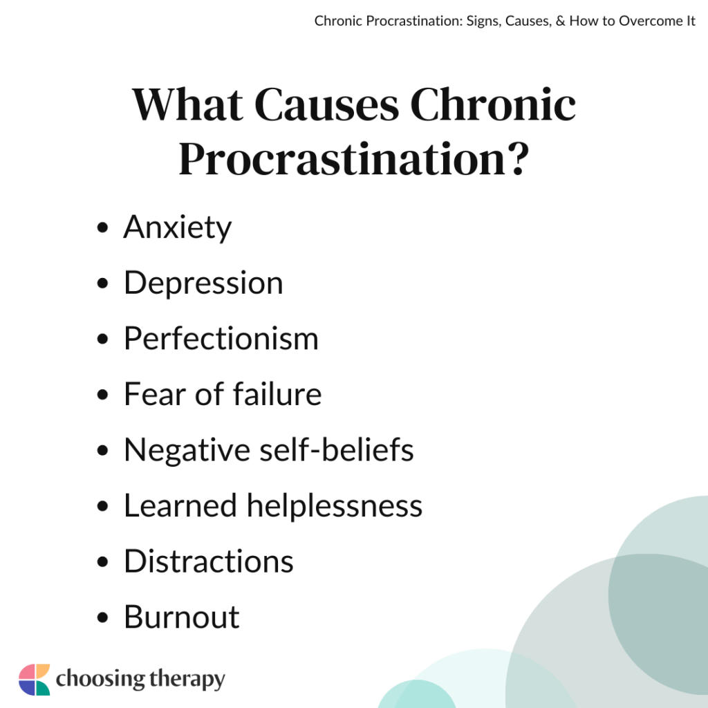 Chronic Procrastination: Signs, Causes, & How to Overcome It