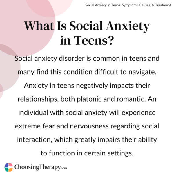 7 Tips for Helping a Teen With Social Anxiety Disorder