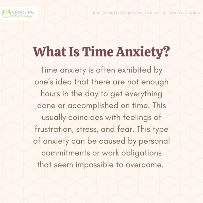 What Is Time Anxiety? 7 Tips for Coping
