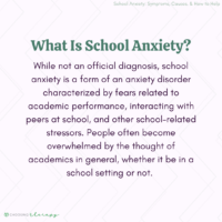 6 Tips for Helping a Child With Anxiety in School