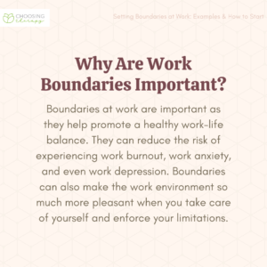 How to Set Healthy Boundaries at Work