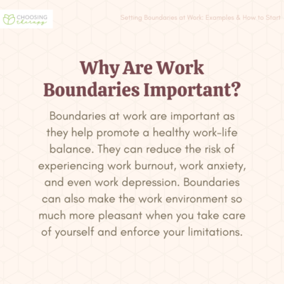 How to Set Healthy Boundaries at Work