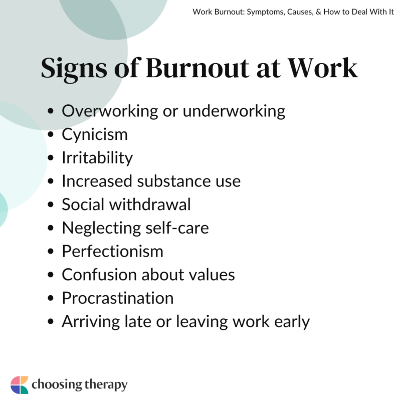 How to Deal With Burnout at Work