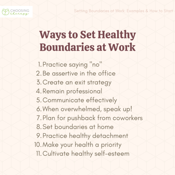 How to Set Healthy Boundaries at Work