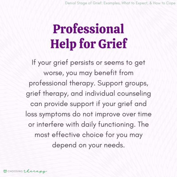 What Is the Denial Stage of Grief?