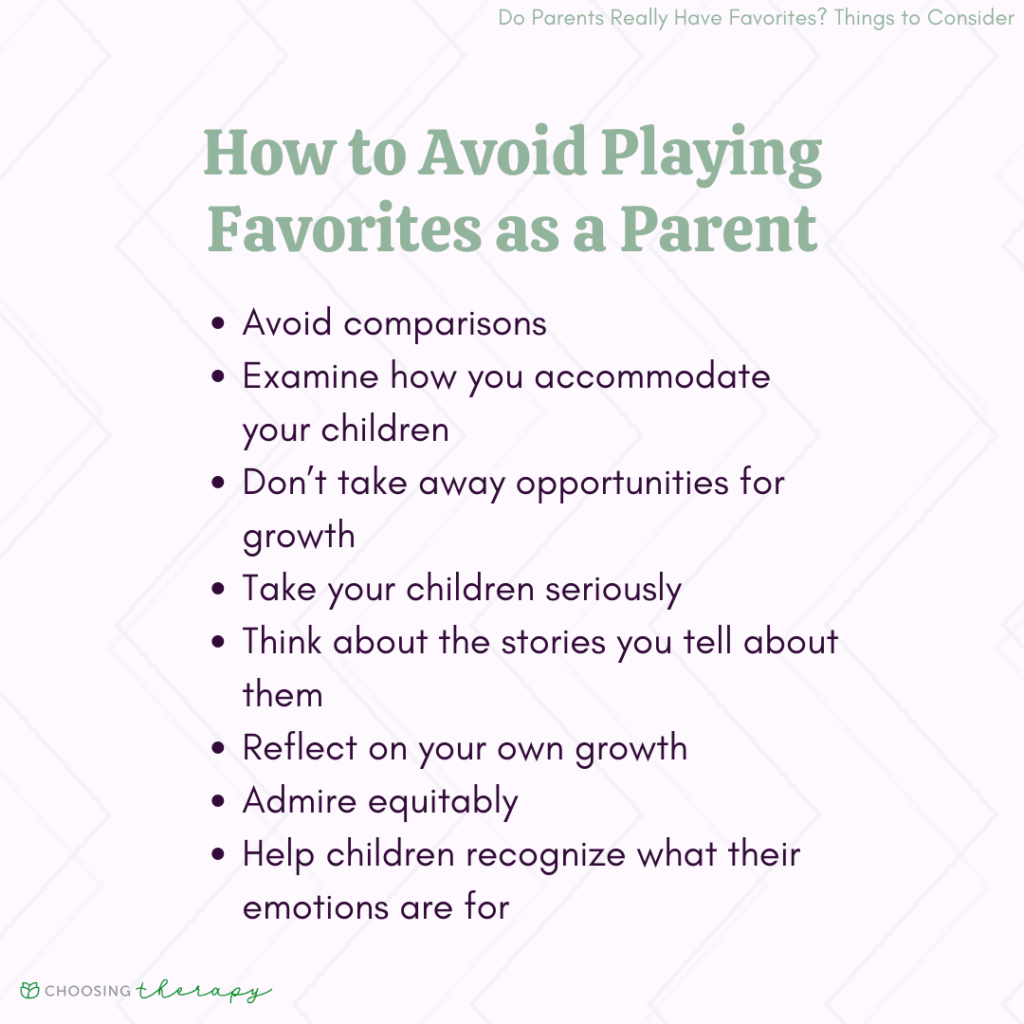 Do Parents Have a Favorite Child?