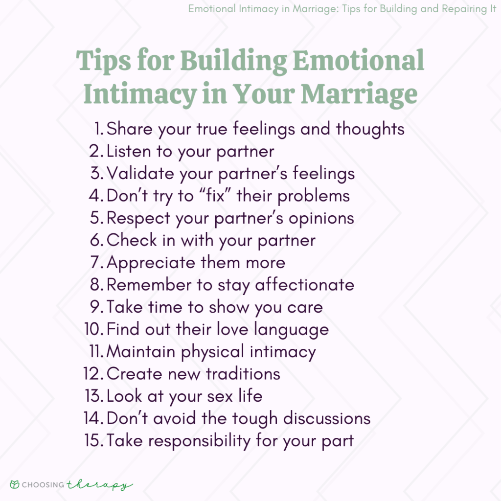 15 Tips to Grow Emotional Intimacy in Your Marriage