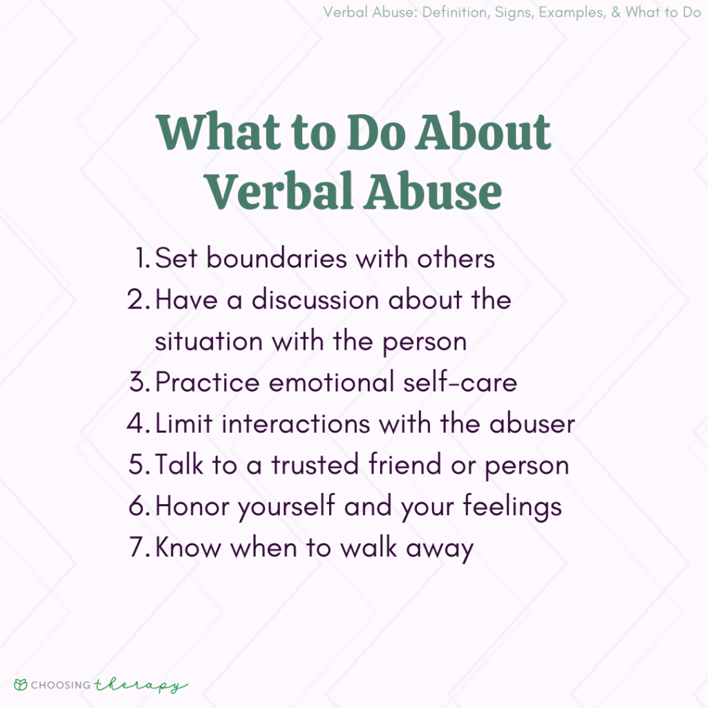 What Is Verbal Abuse? Important Signs & What to Do