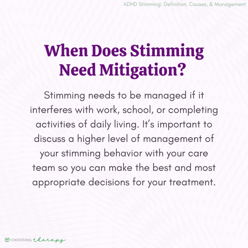 What to Know About ADHD Stimming