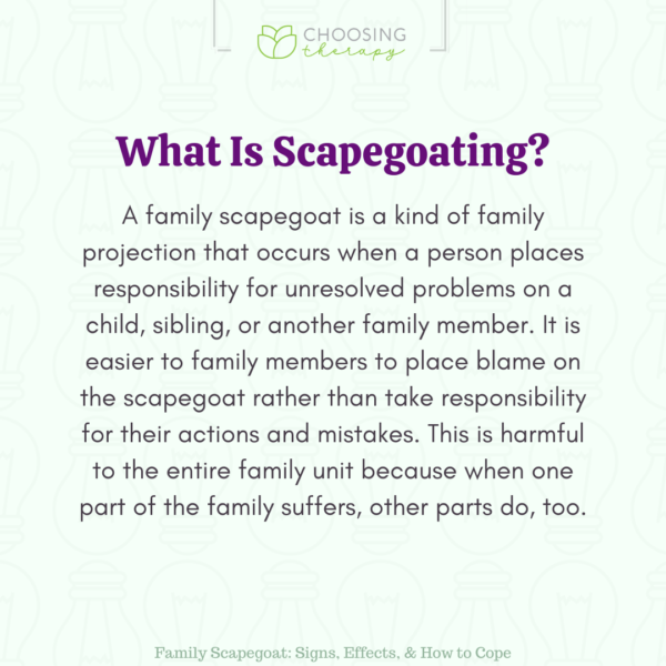 7 Signs of a Family Scapegoat Child