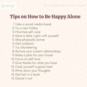 15 Tips for How to Be Okay With Being Alone