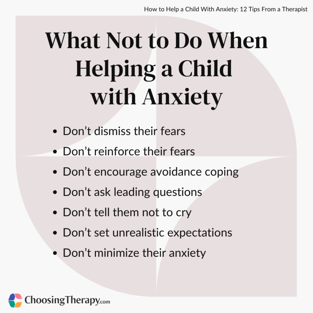 12 Tips for Helping a Child With Anxiety