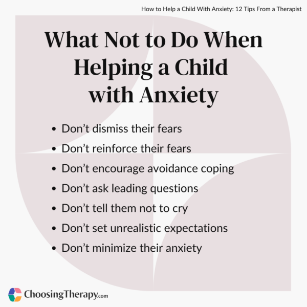 12 Tips for Helping a Child With Anxiety