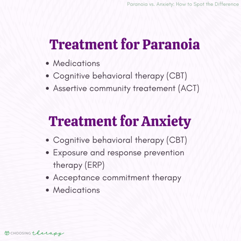 Differences Between Paranoia & Anxiety