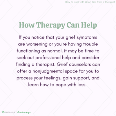 10 Coping Strategies for Dealing with Grief
