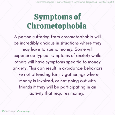 What Is Chrometophobia?