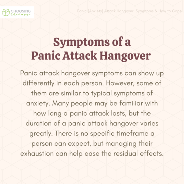 What Is a Panic Attack Hangover?
