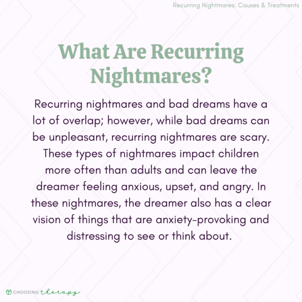 How to Cope with Recurring Nightmares