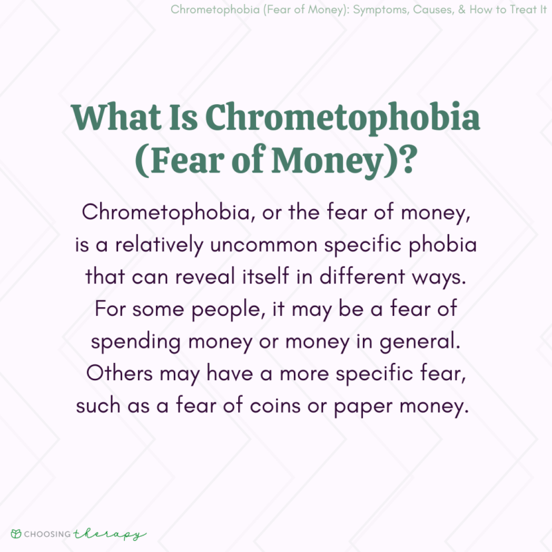 What Is Chrometophobia?