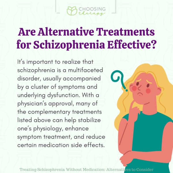 Can Schizophrenia Be Treated Without Medication?