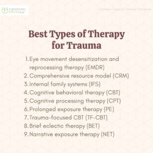 Types of Therapy for Trauma