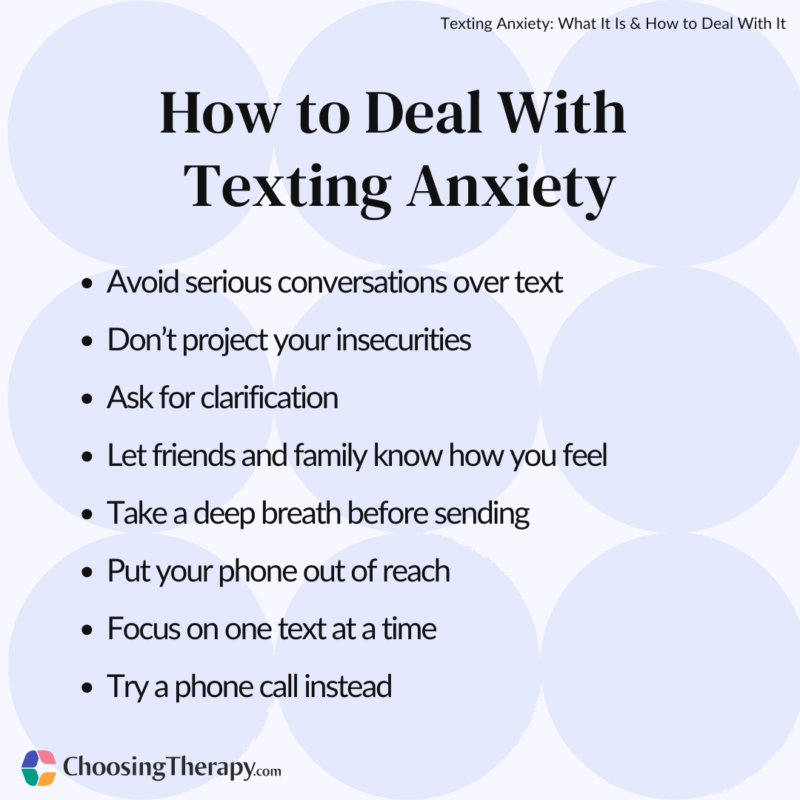 17 Tips for Calming Texting Anxiety
