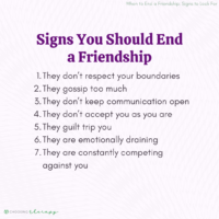 7 Signs It’s Time to Stop Being Friends With Someone