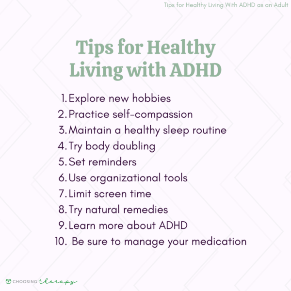 10 Tips for Living With Adult ADHD