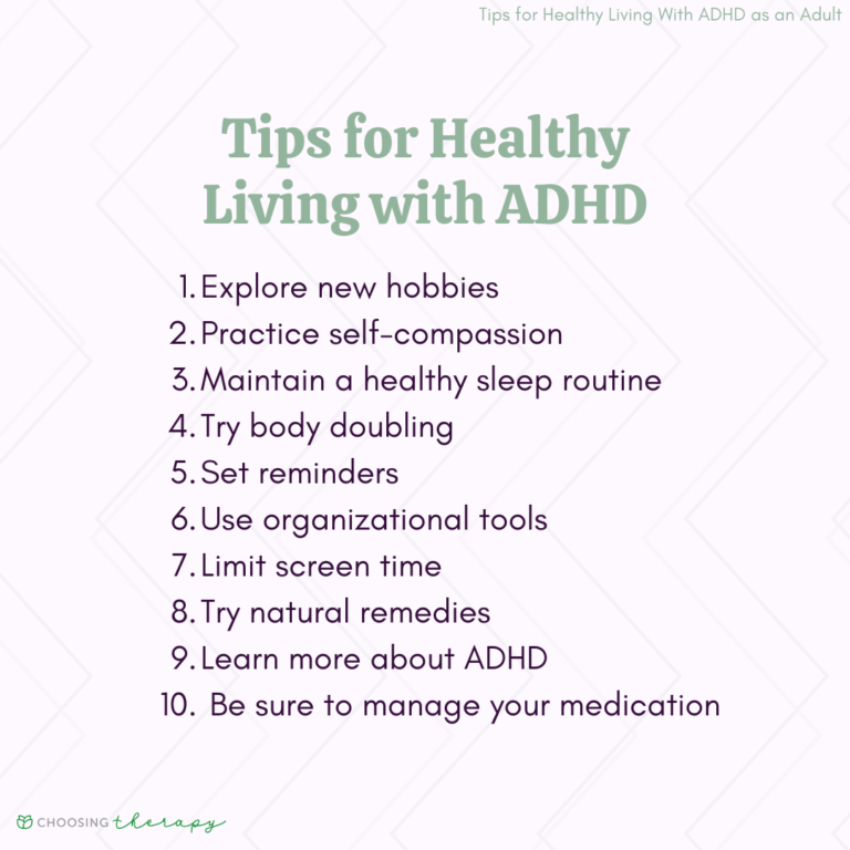 10 Tips for Living With Adult ADHD