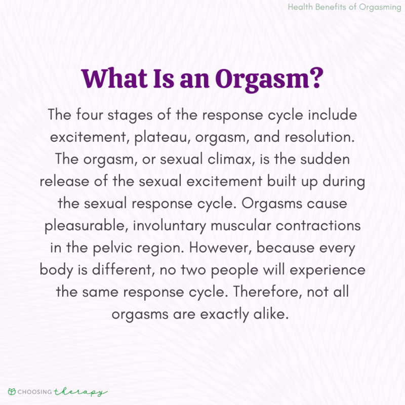 Are Orgasms Good for You?