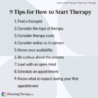 How to Start Therapy: 9 Tips & What to Expect